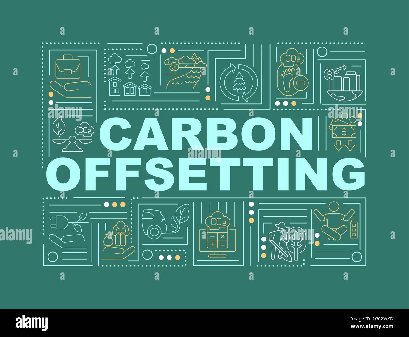 Carbon offset Stock Vector Images - Alamy