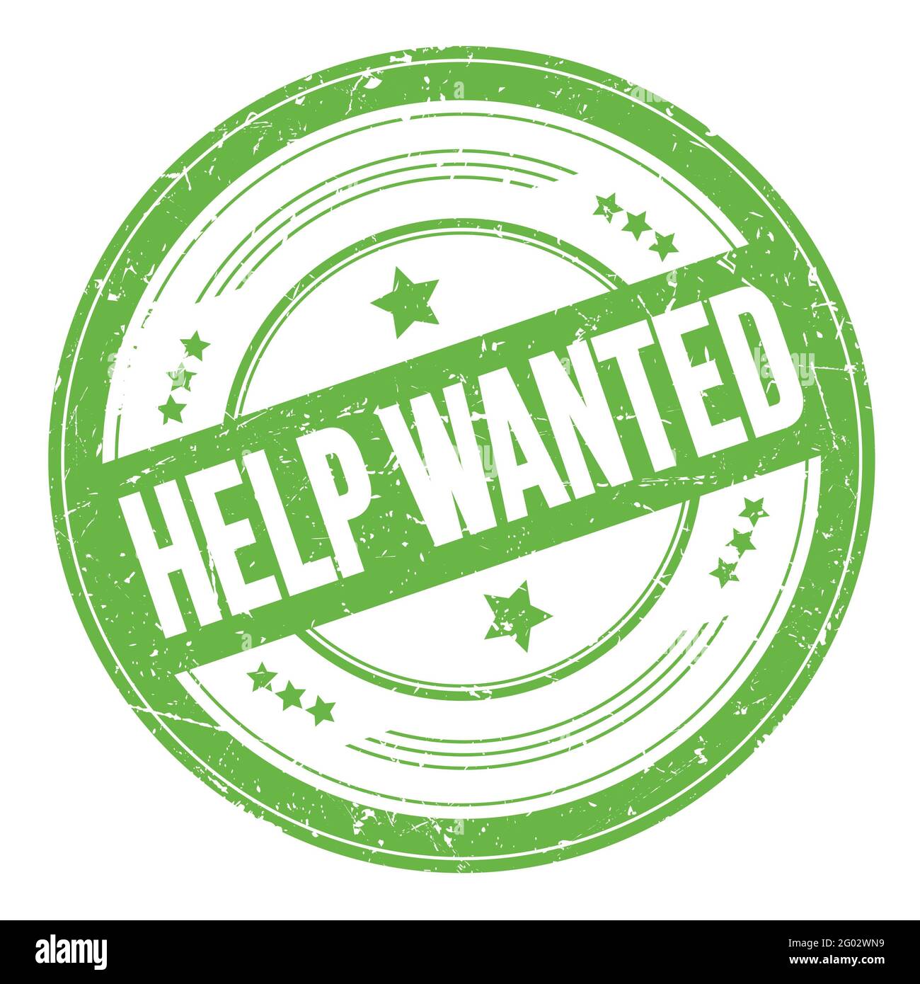 Help wanted seal hi-res stock photography and images - Alamy