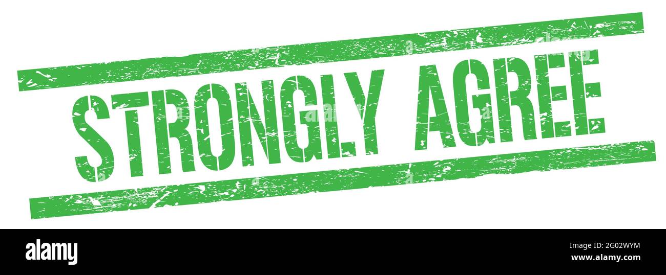 Strongly agree stamp hi-res stock photography and images - Alamy