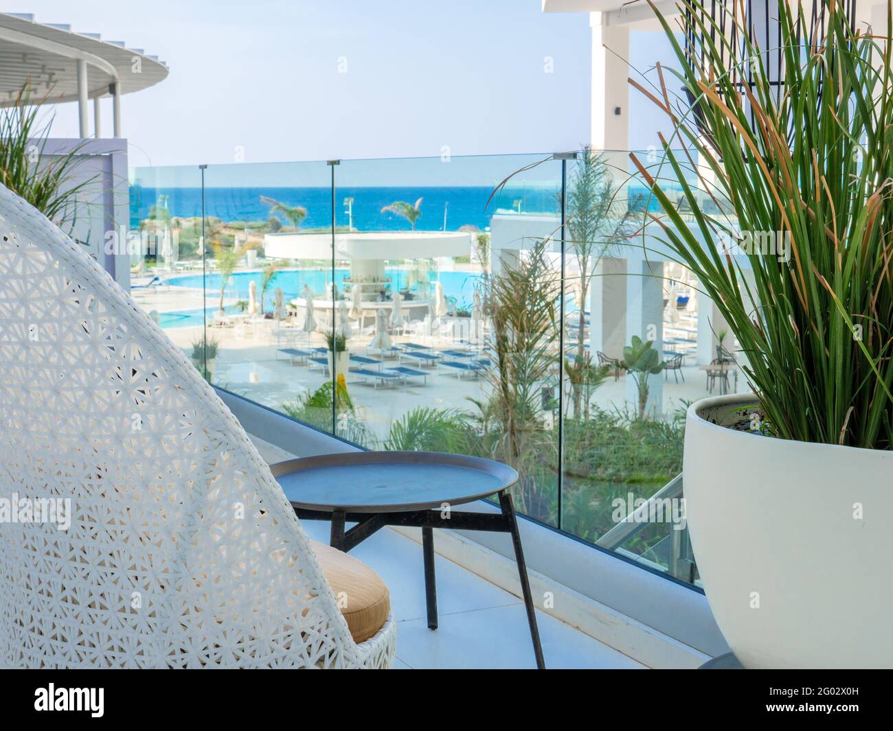 Tourist resort with wicker furniture hi-res stock photography and ...