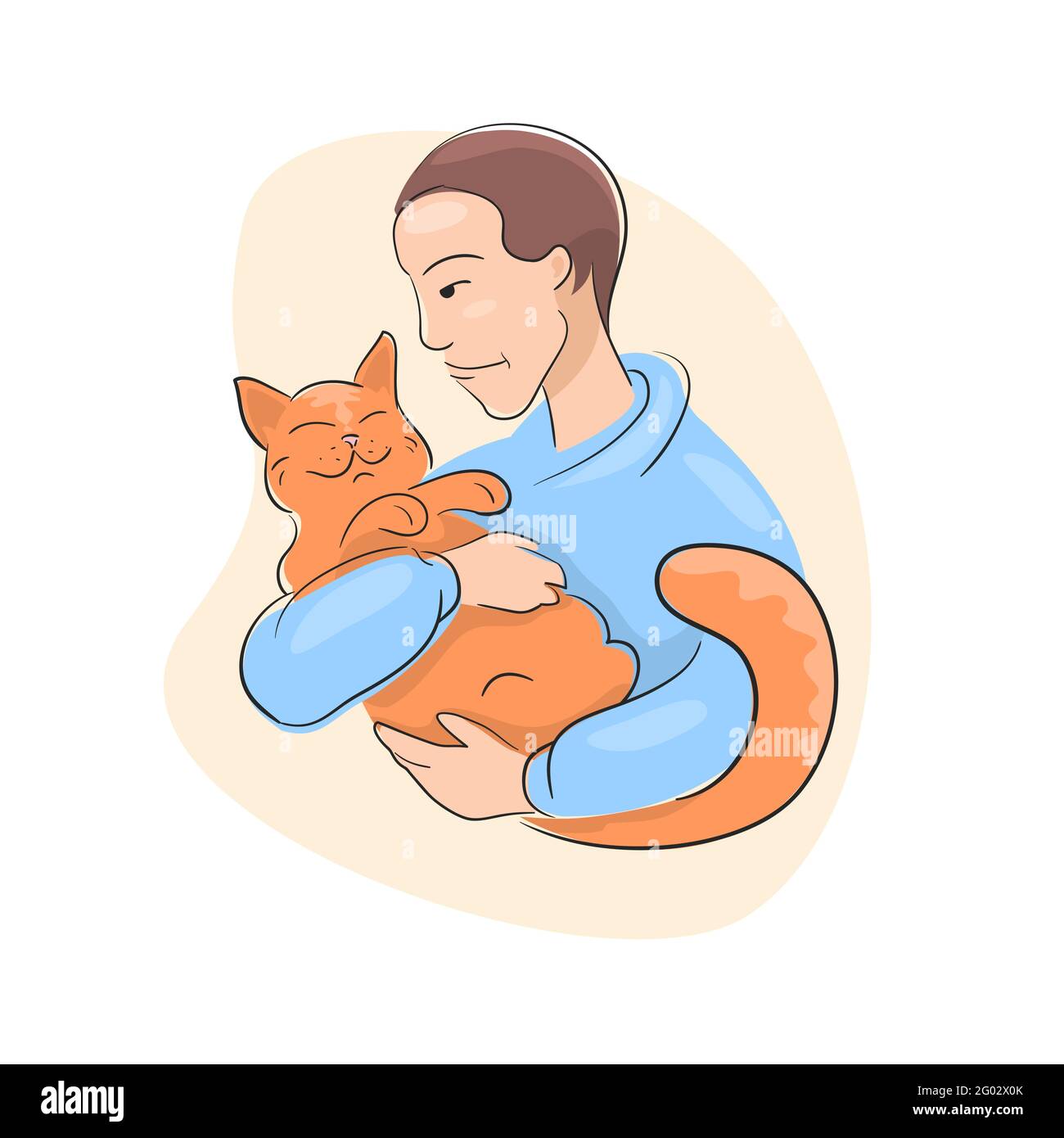 Human cat Stock Vector Images - Alamy