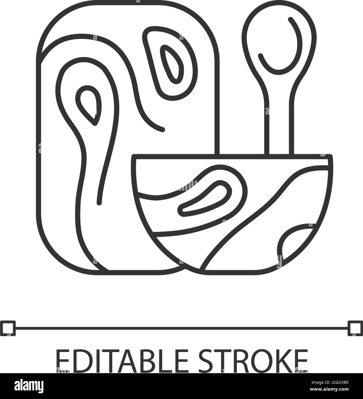 On table wooden tray Black and White Stock Photos & Images - Alamy