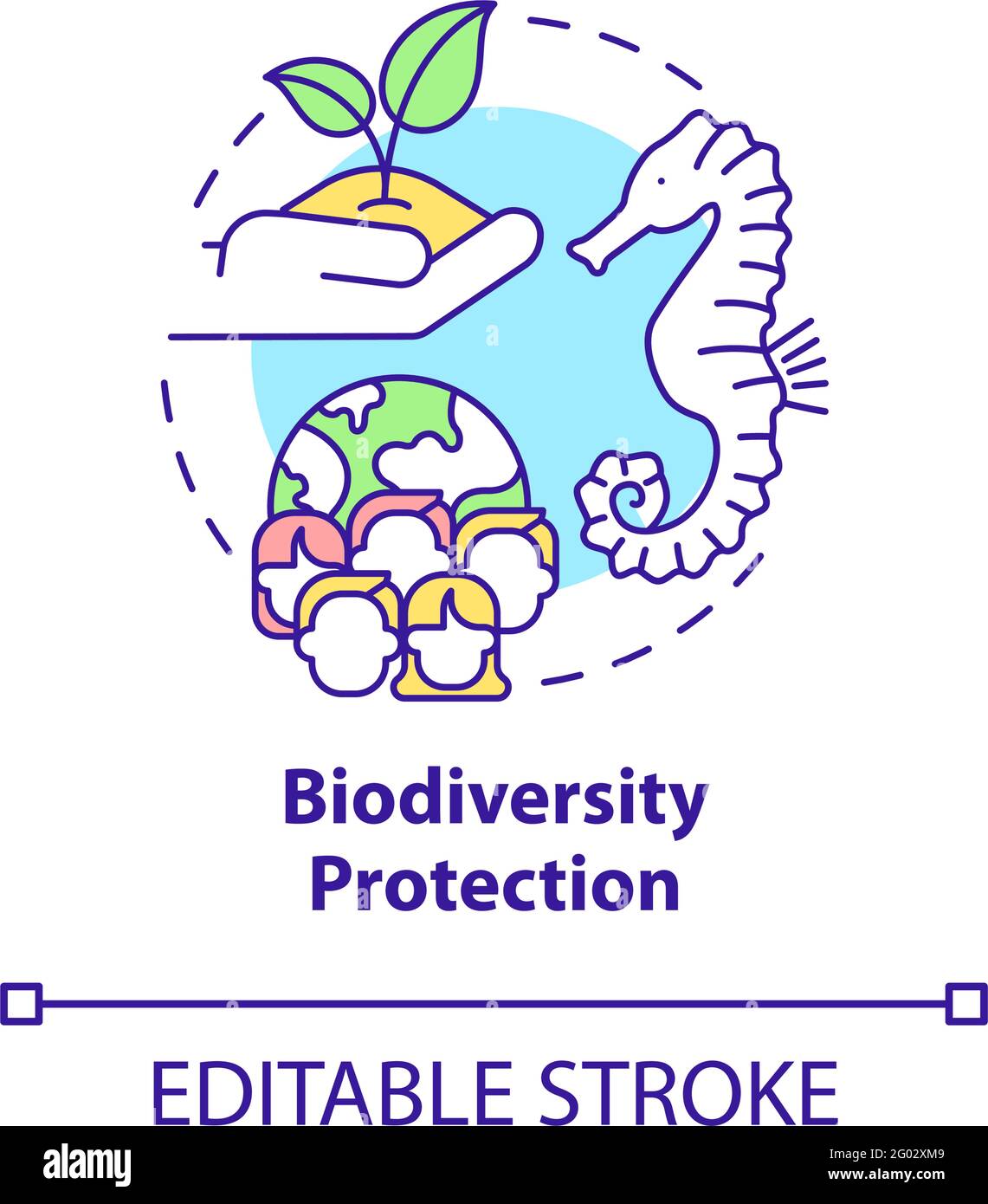 Biodiversity protection Stock Vector Images - Alamy