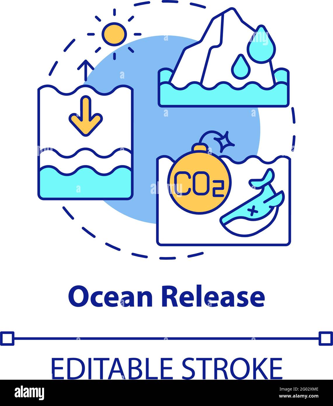 Ocean ecosystem infographic hi-res stock photography and images - Alamy
