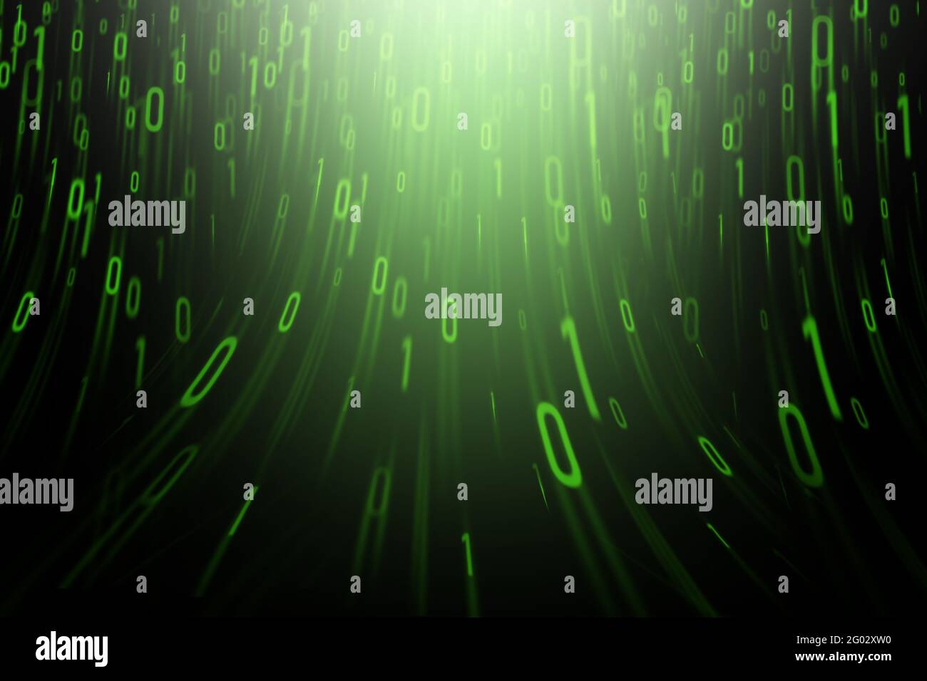 Abstract green binary code on a black background. Green lines of binary ... Abstract green binary code on a black background. Green lines of binary ...