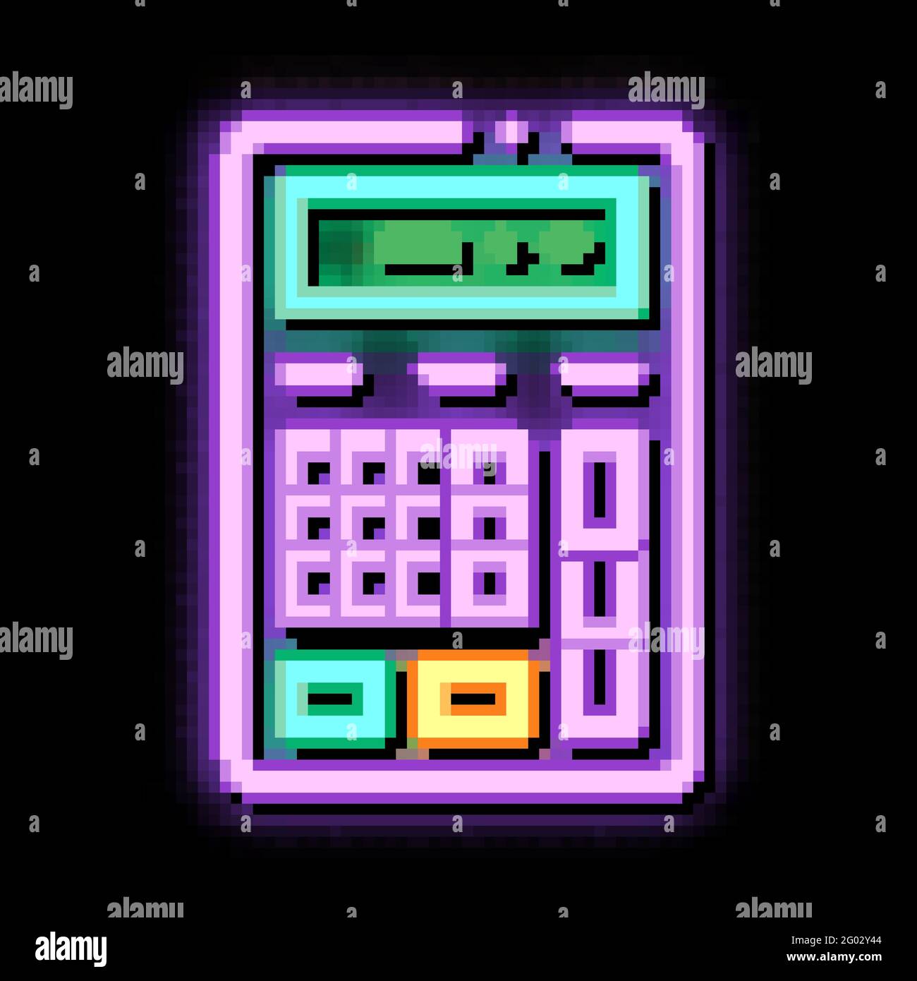 Calculator Financial Electronic Mechanism Vector Stock Vector Image ...