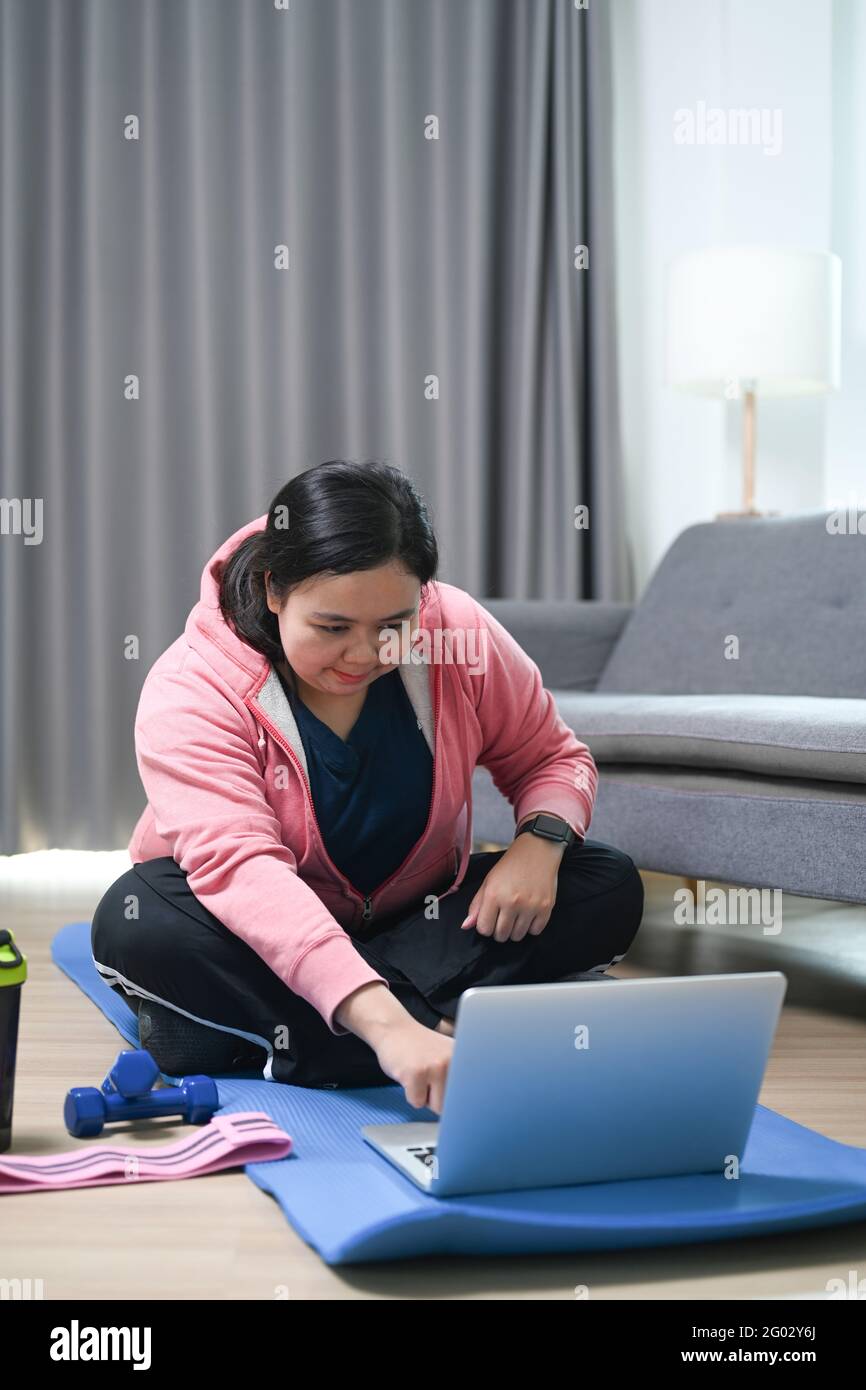 Fat Woman Sitting On Floor High Resolution Stock Photography and Images ...