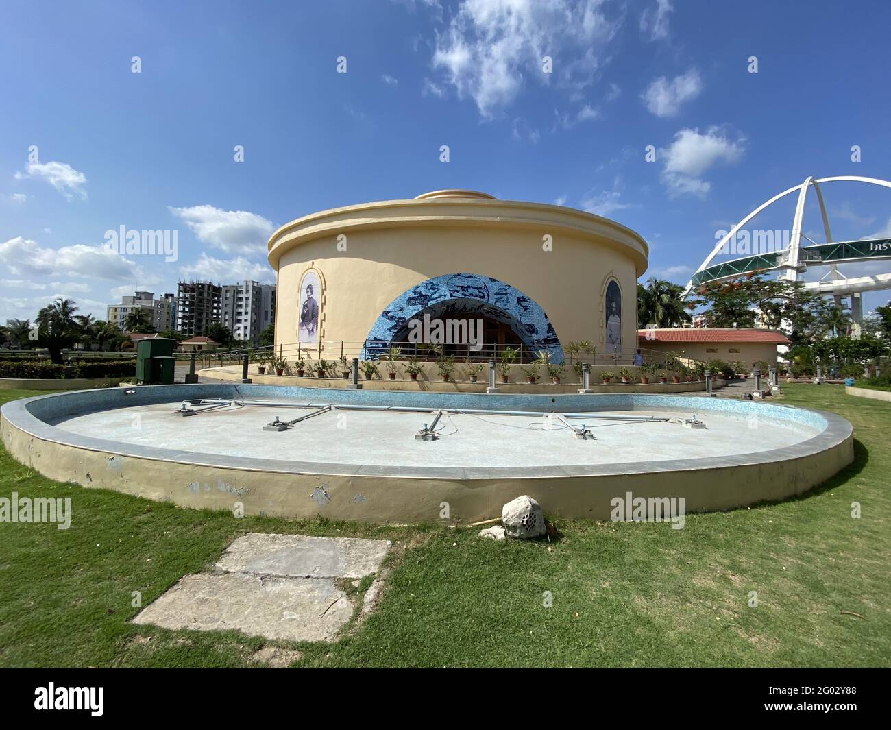 KOLKATA, INDIA - May 02, 2021: A view of Rabindra Tirtha at New Town on ...