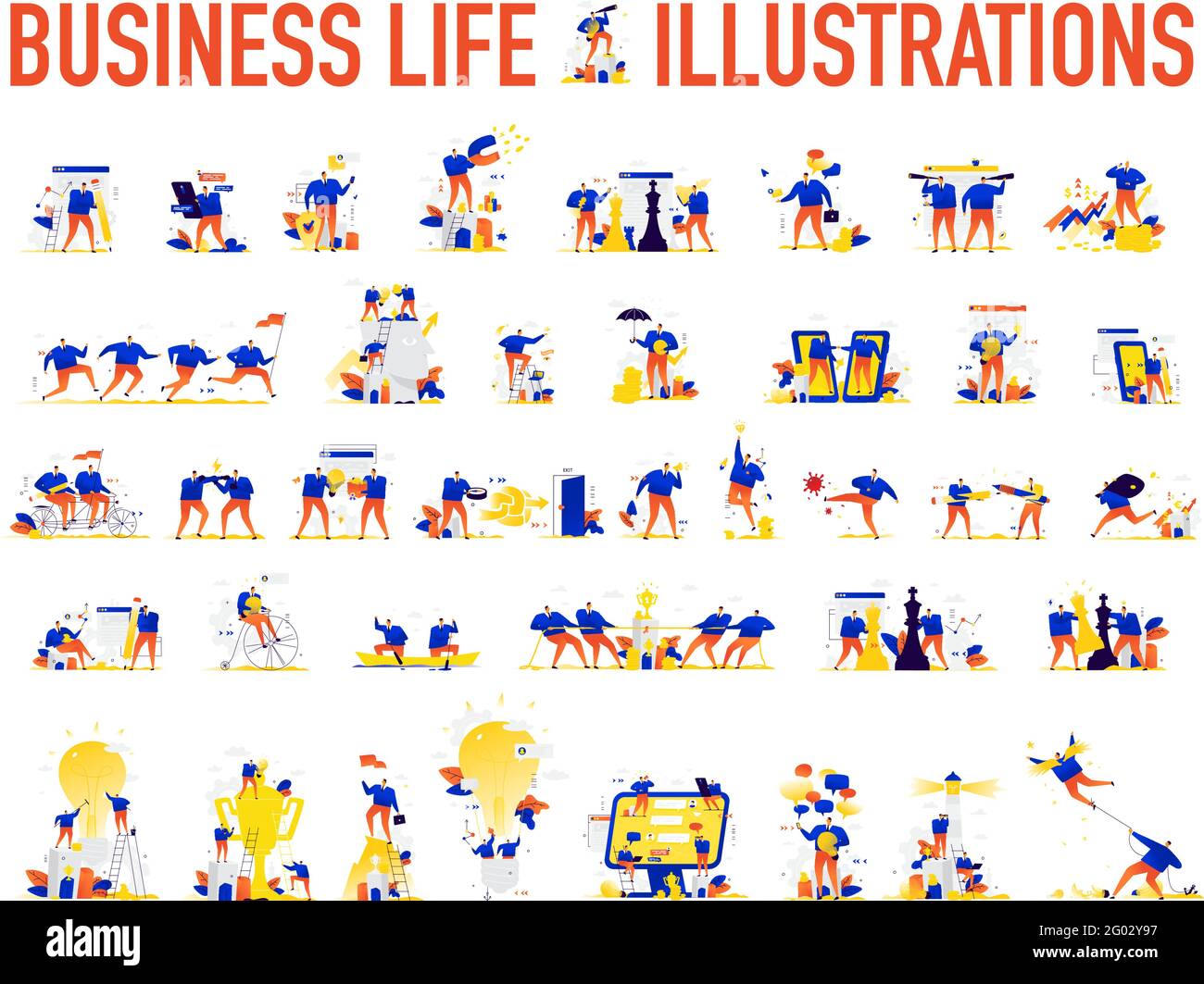 Career problems isolated concept Stock Vector Images - Alamy