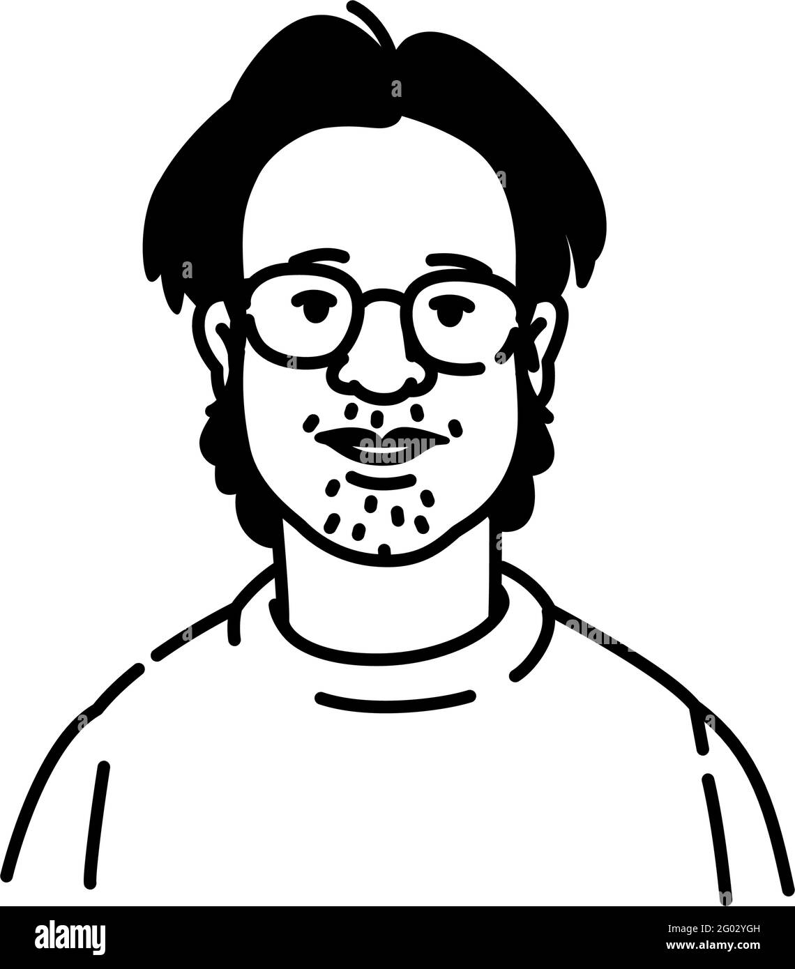 Nerd Glasses Drawing