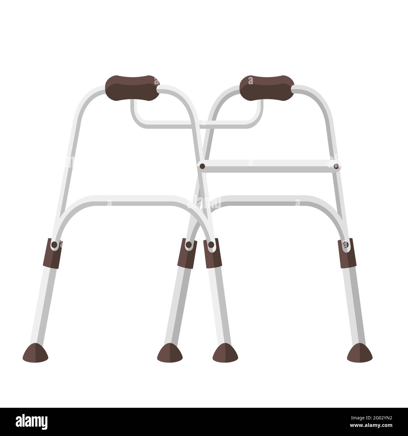 Cartoon vector illustration isolated object walking aid walk support ...