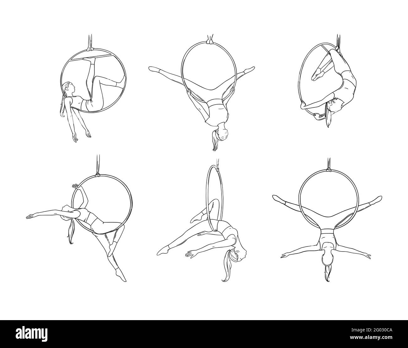 Aerial Dancers Vector