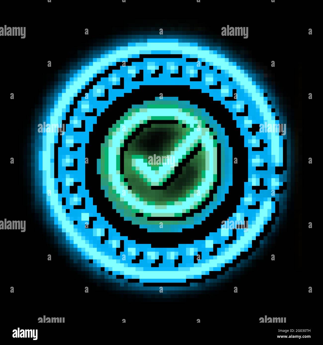 Approved Mark Print Stamp Seal Element Vector Stock Vector Image & Art ...
