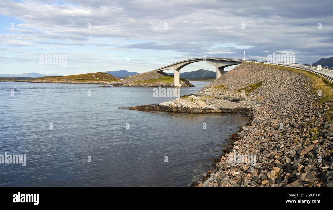 The longest bridge of "The Atlantic Ocean Road Stock Photo - Alamy
