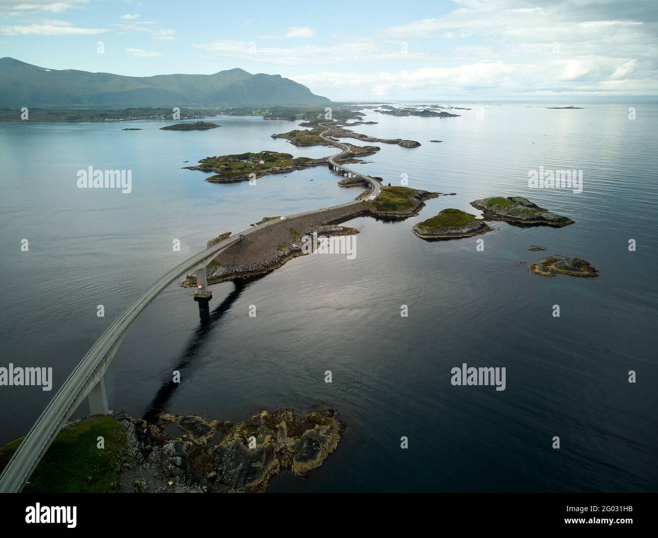 The longest bridge of "The Atlantic Ocean Road Stock Photo - Alamy
