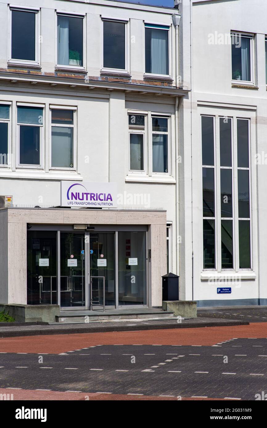 ZOETERMEER, NETHERLANDS - May 13, 2021: Front view of the Nutricia ...