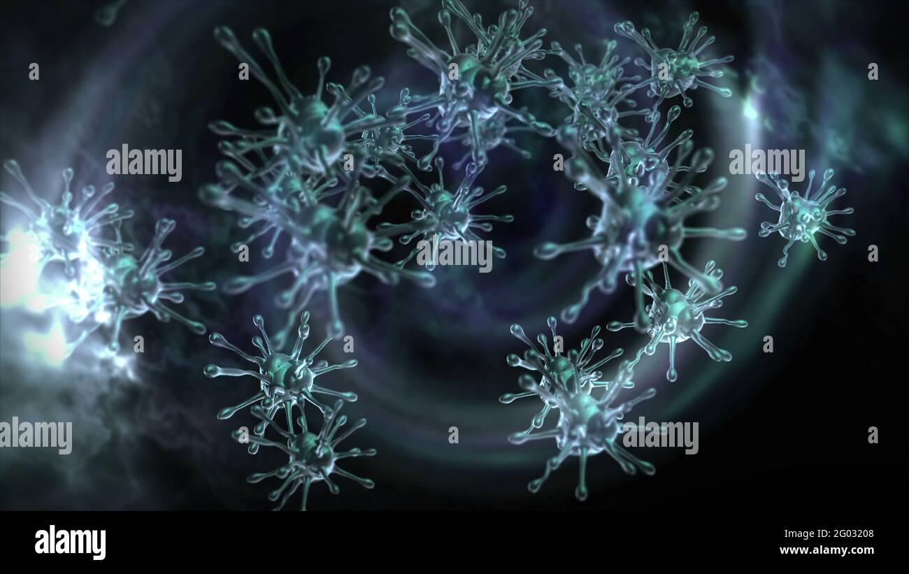 3d illustration - Virus Attack Stock Photo - Alamy