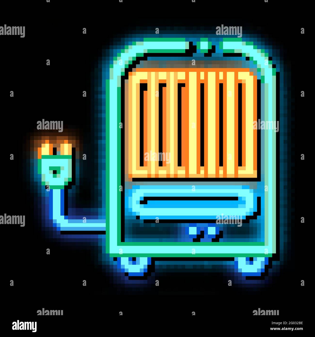 Portable Air Climate System On Vector Rollers Stock Vector Image & Art ...