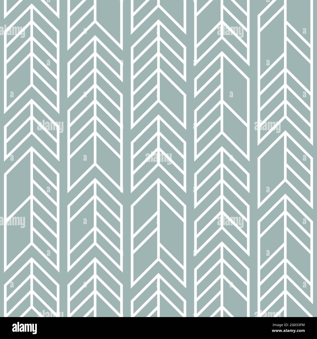 Teal And Gray Chevron Background