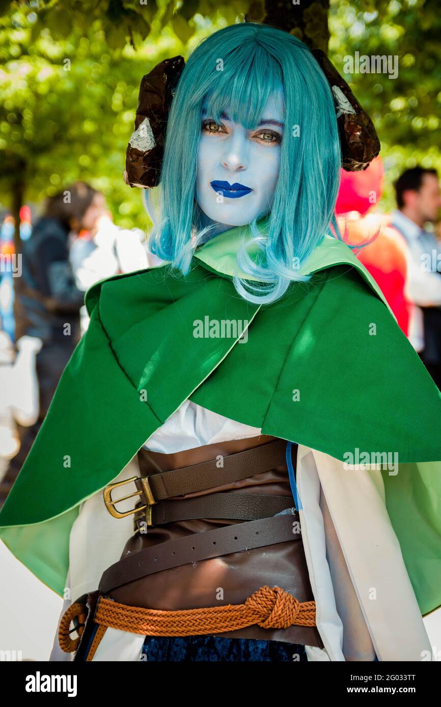 Cosplayer at Comic Con London Stock Photo - Alamy