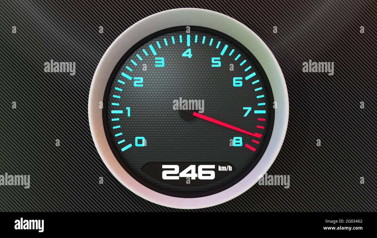 Racing car speedometer hi-res stock photography and images - Alamy