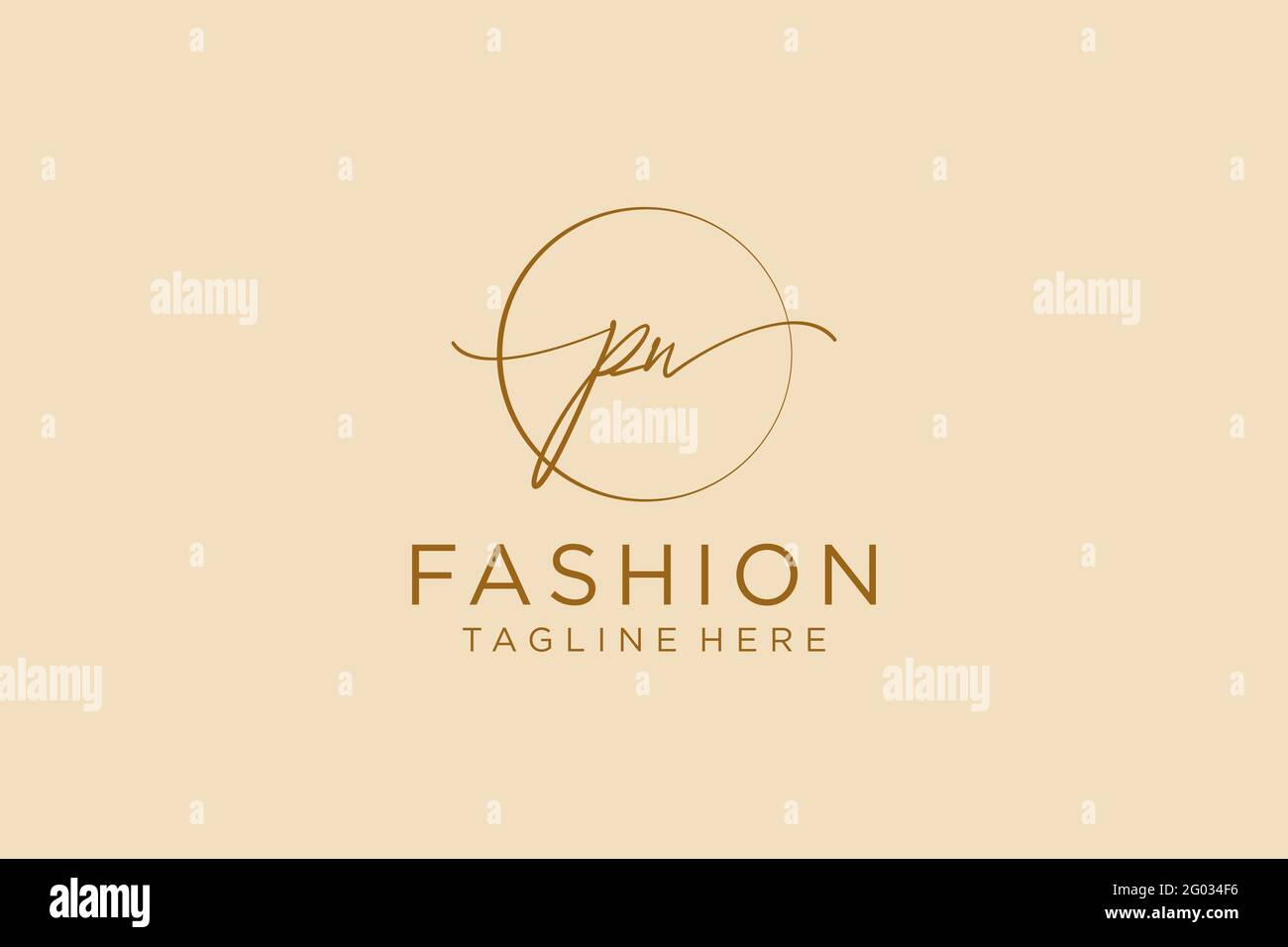 PW Feminine logo beauty monogram and elegant logo design, handwriting ...