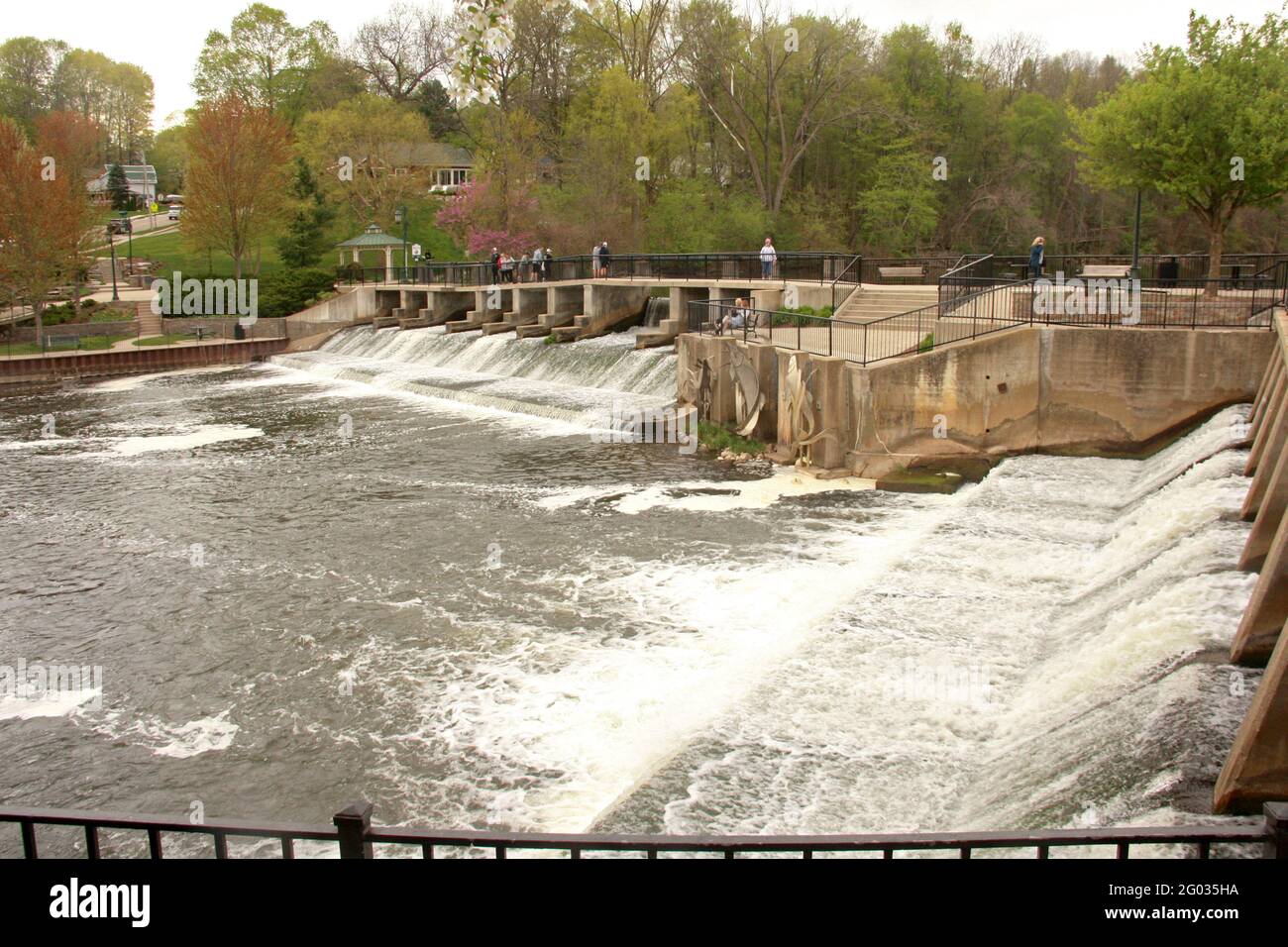 The Rockford Dam in Rockford, Michigan, USA Stock Photo - Alamy