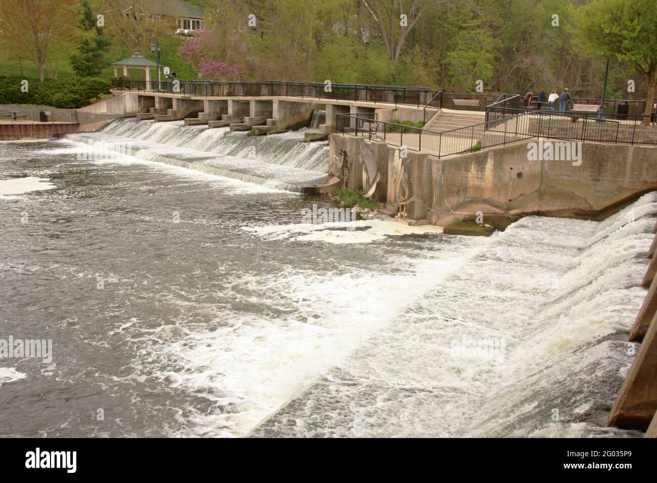 The Rockford Dam in Rockford, Michigan, USA Stock Photo - Alamy