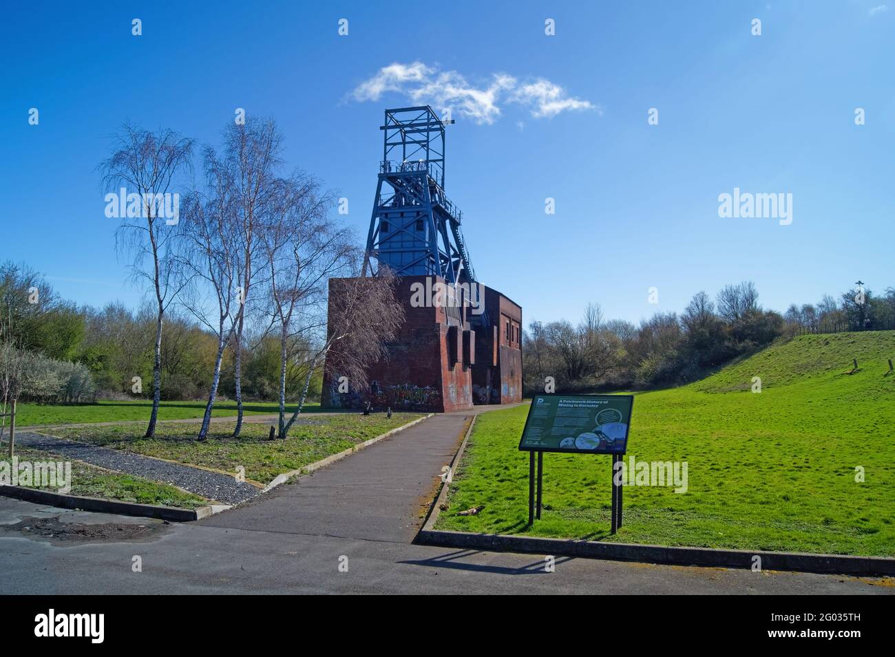 UK,South Yorkshire,Barnsley Main Colliery Stock Photo - Alamy