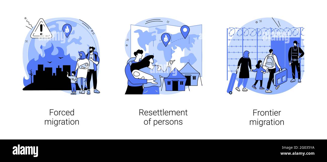 Moving abroad abstract concept vector illustrations Stock Vector Image ...