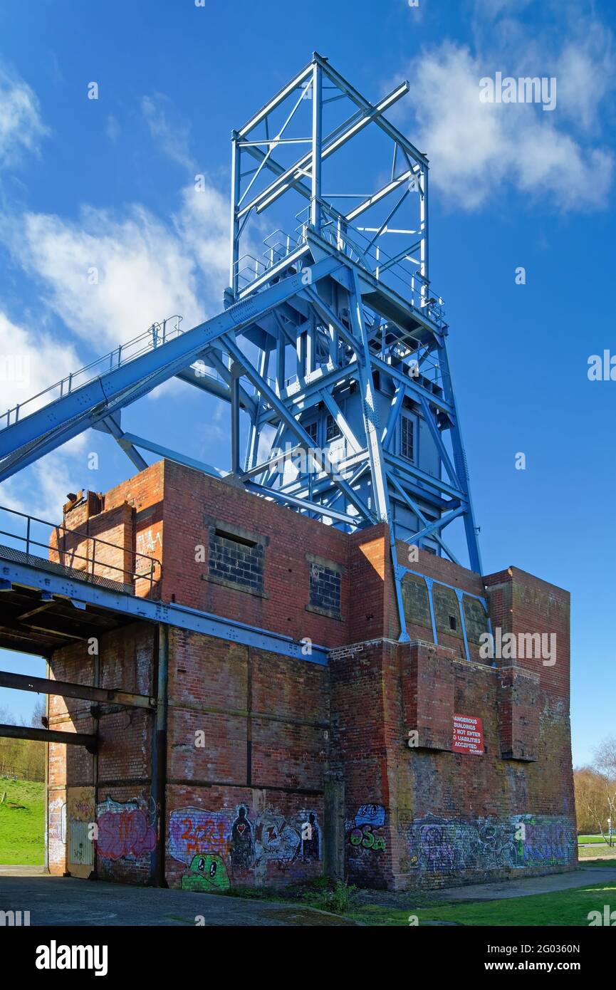 UK,South Yorkshire,Barnsley Main Colliery Stock Photo - Alamy