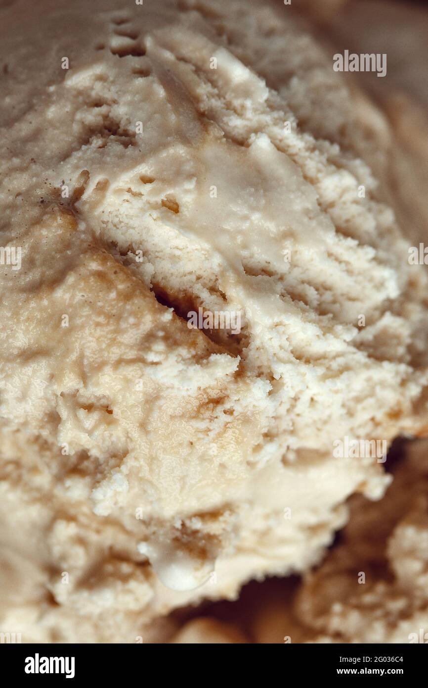 Ice cream brown texture background Stock Photo - Alamy