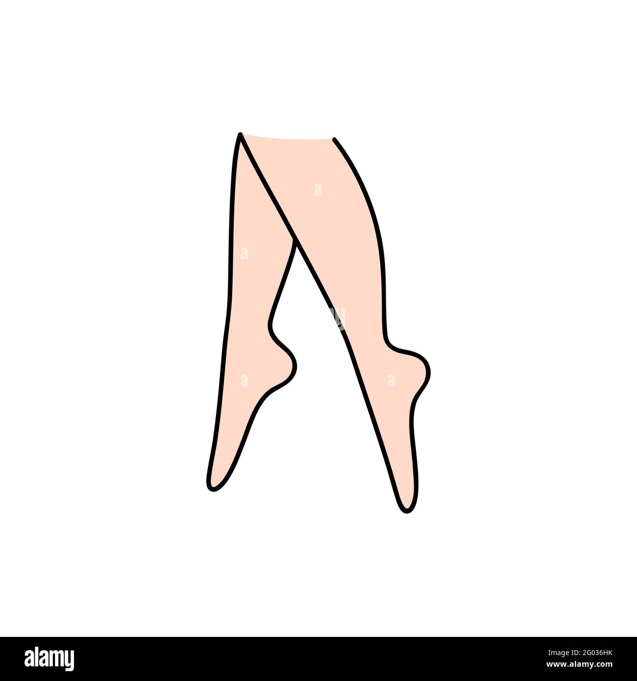 Legs line art icon Stock Vector Image & Art - Alamy