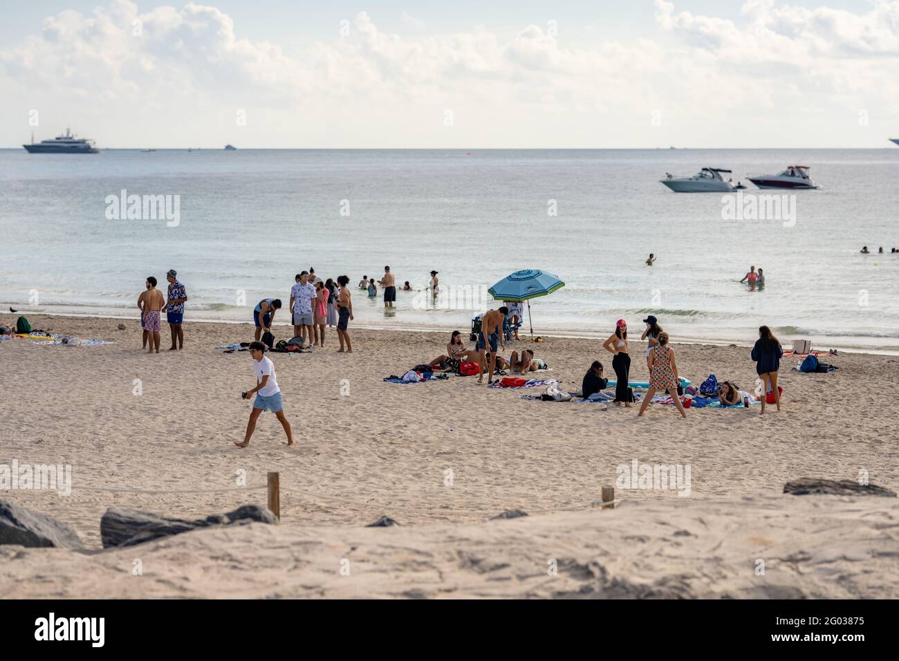 Spring break miami beach bikini hi-res stock photography and images - Alamy