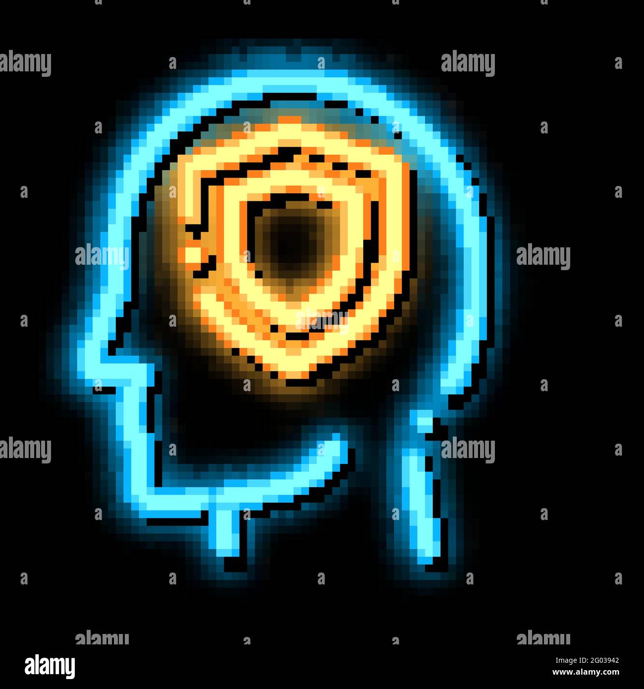 Protection Shield In Man Silhouette Mind Vector Stock Vector Image ...