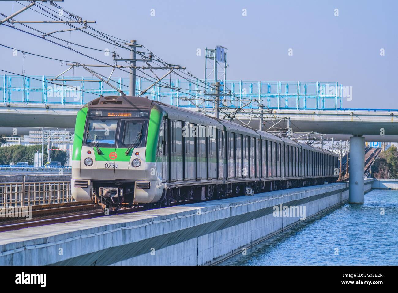 Shanghai,China. FEB.19.2021 Shanghai Pudong International Airport ...
