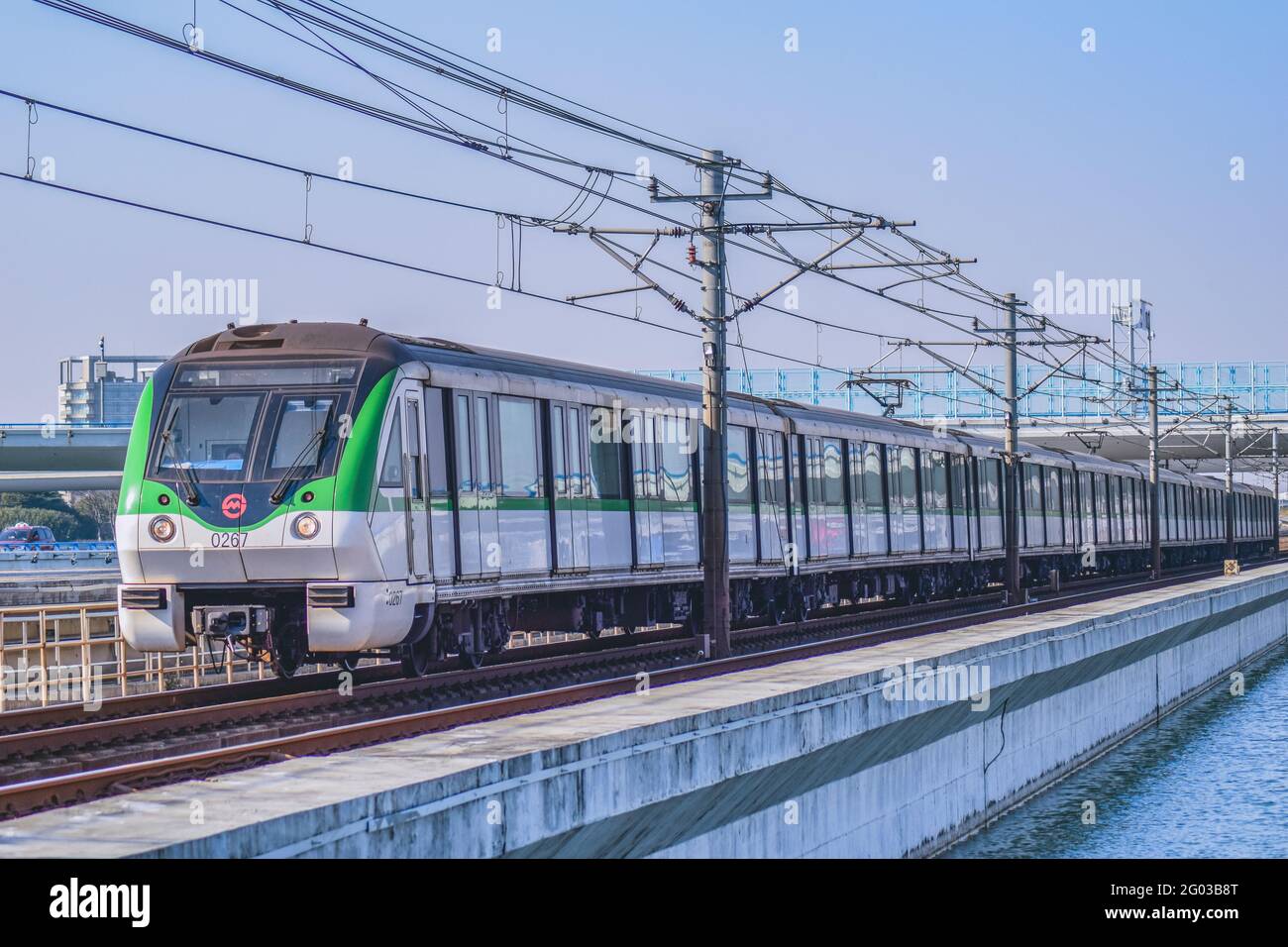 Shanghai,China. FEB.19.2021 Shanghai Pudong International Airport ...
