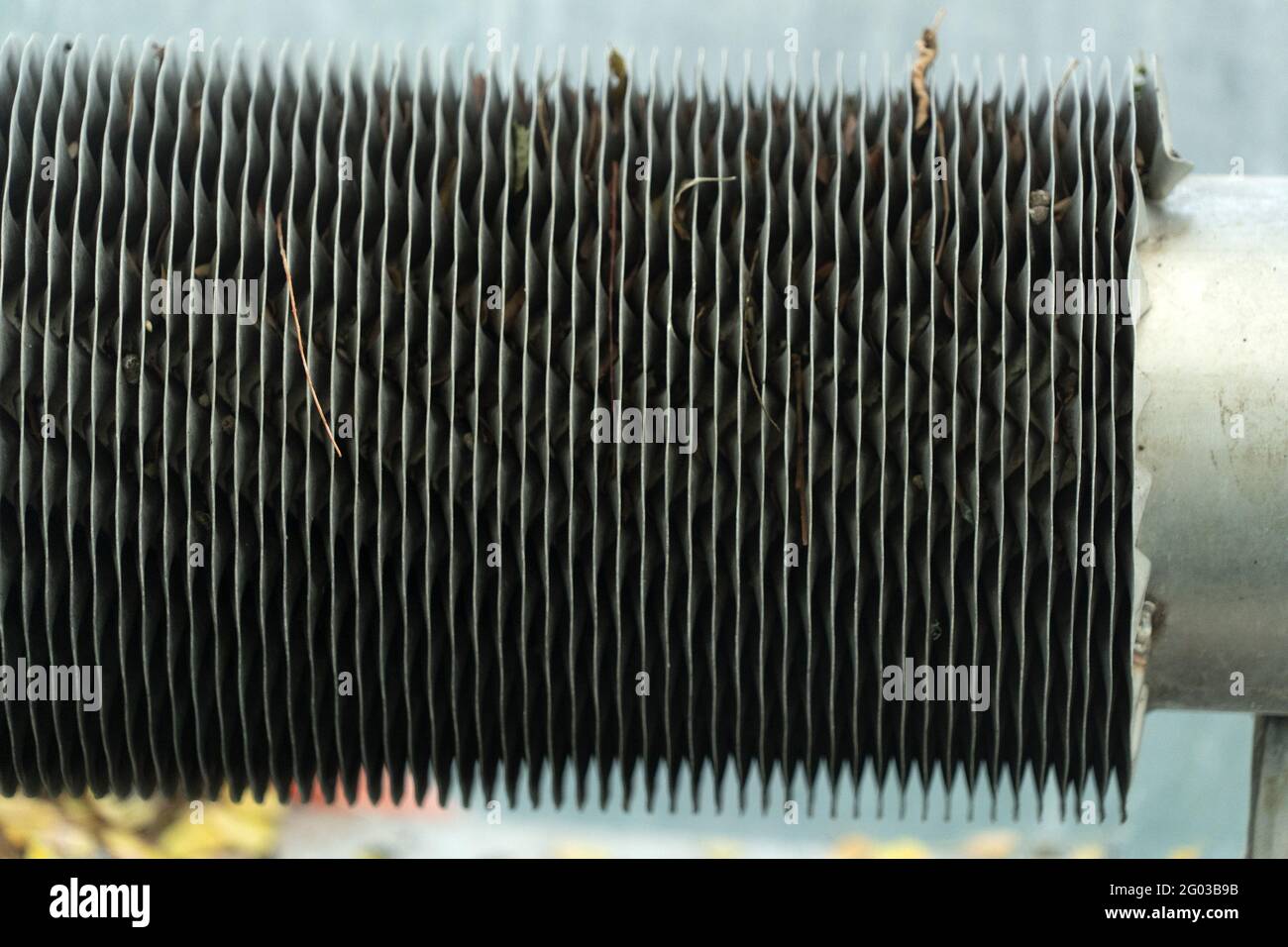 Circular radiator heather close up Stock Photo - Alamy