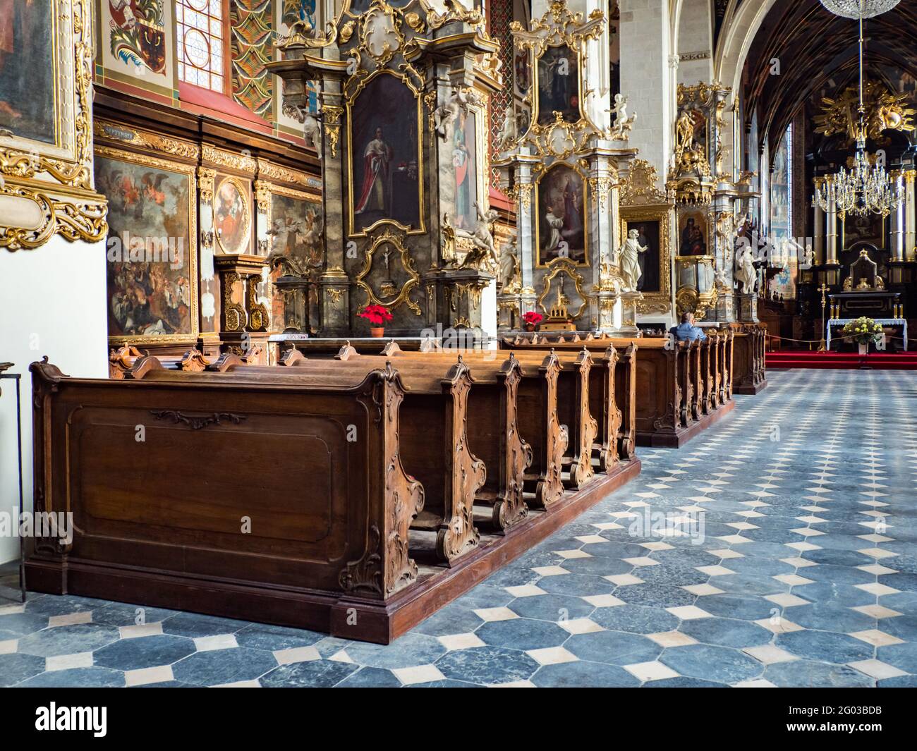 Sandomierz, Poland - February 17, 2020: Cathedral Basilica of the ...