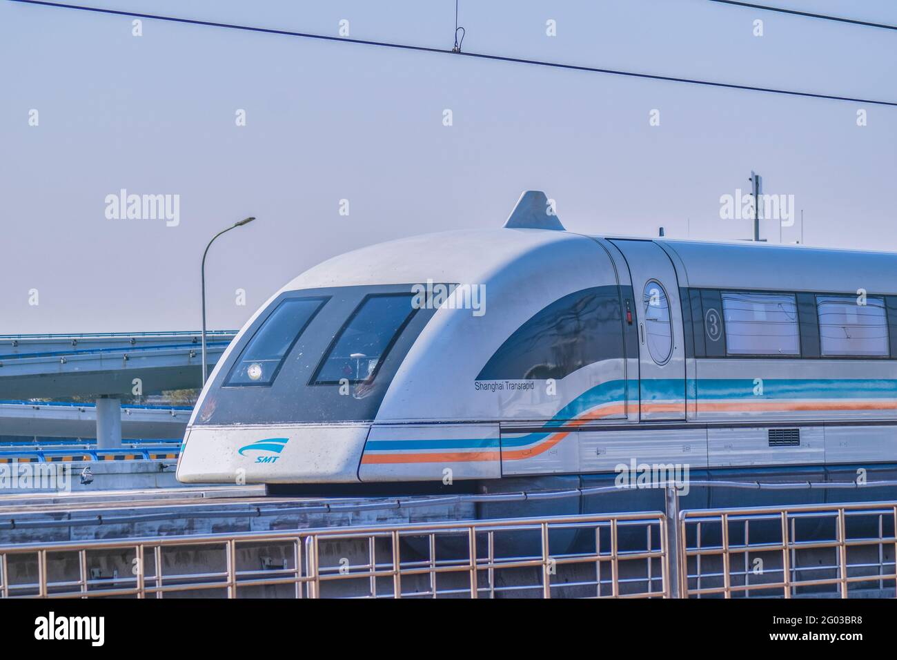 Shanghai maglev train shanghai transrapid hi-res stock photography and ...