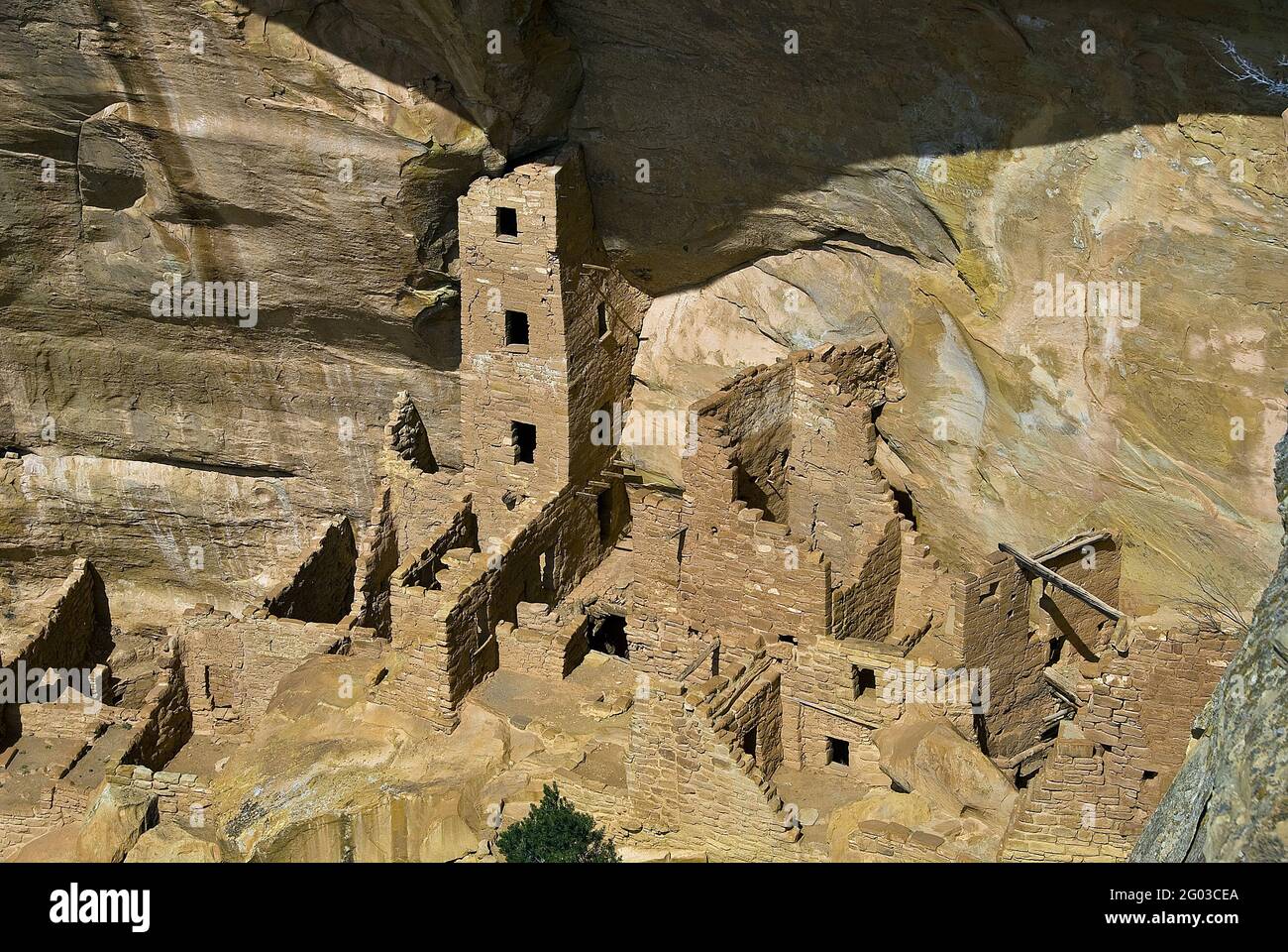 Square Tower House, Mesa Verde National Park, Colorado Stock Photo - Alamy