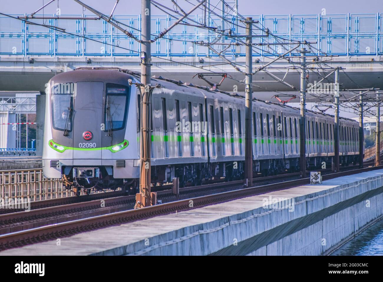Shanghai,China. FEB.19.2021 Shanghai Pudong International Airport ...