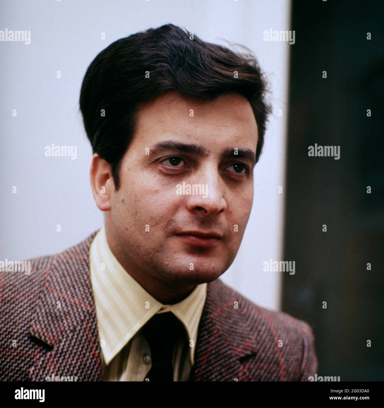 Aldo Ceccato, italienischer Dirigent und Pianist, Portrait circa 1978 ...