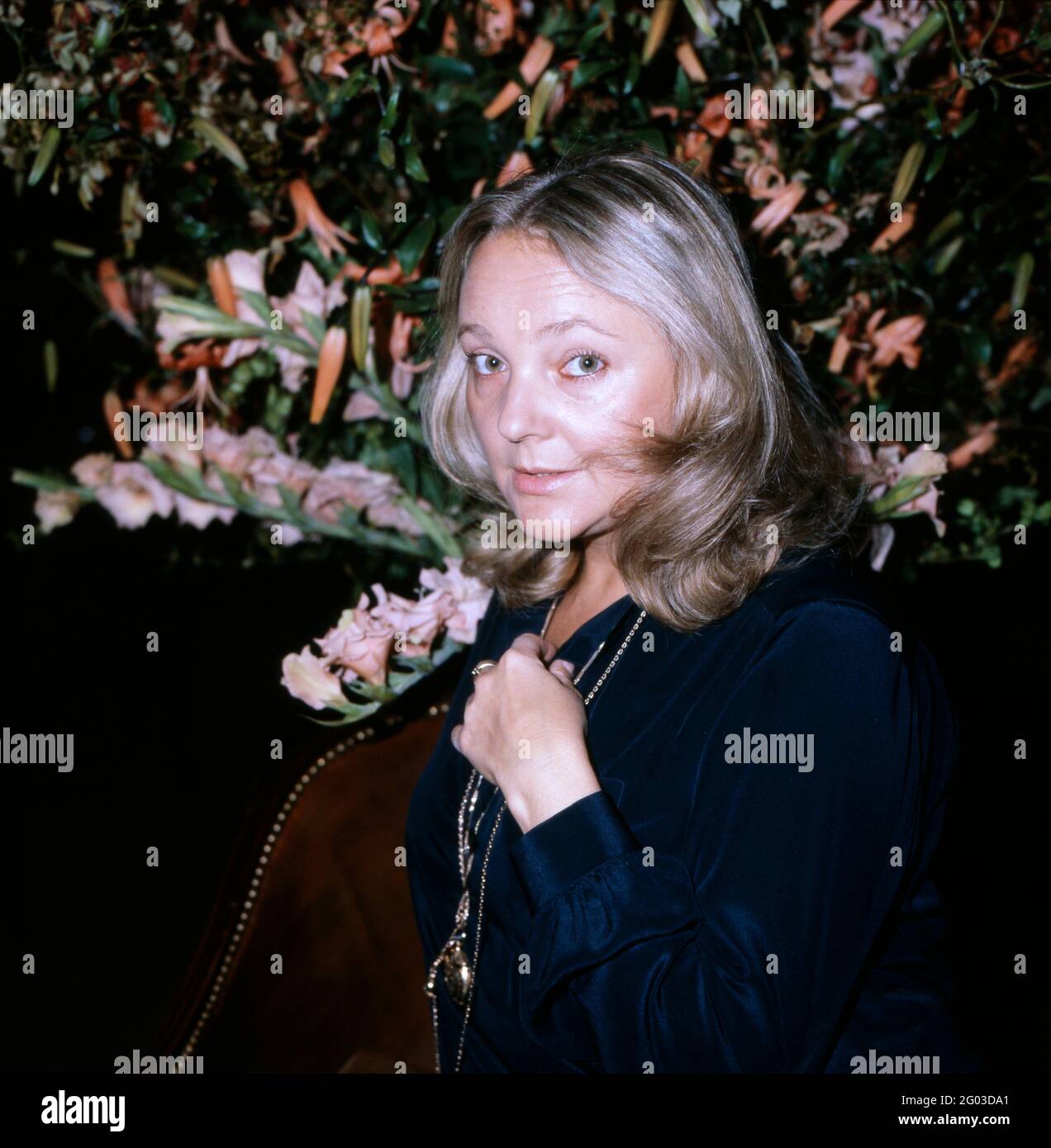 Lucia Popp, slowakische Opernsängerin, Sopranistin, circa 1980. Lucia ...