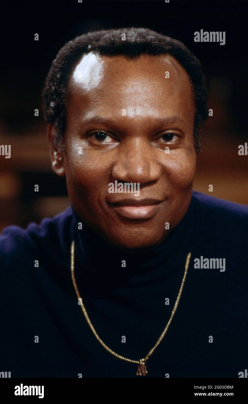 Simon Estes, amerikanischer Opernsänger, Bassbariton, Portrait 1988 ...