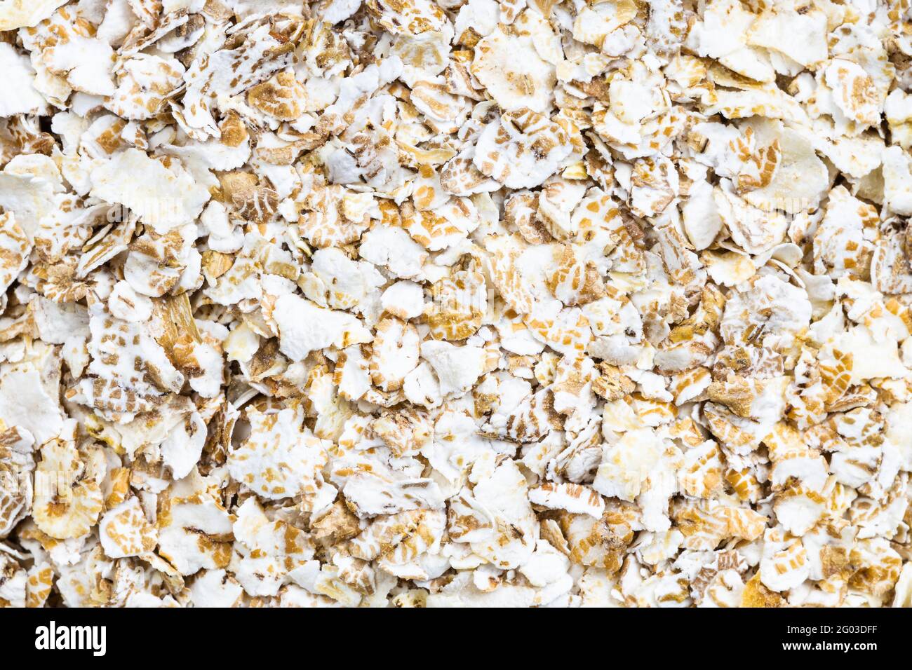 food background - raw four cereal flakes Stock Photo - Alamy