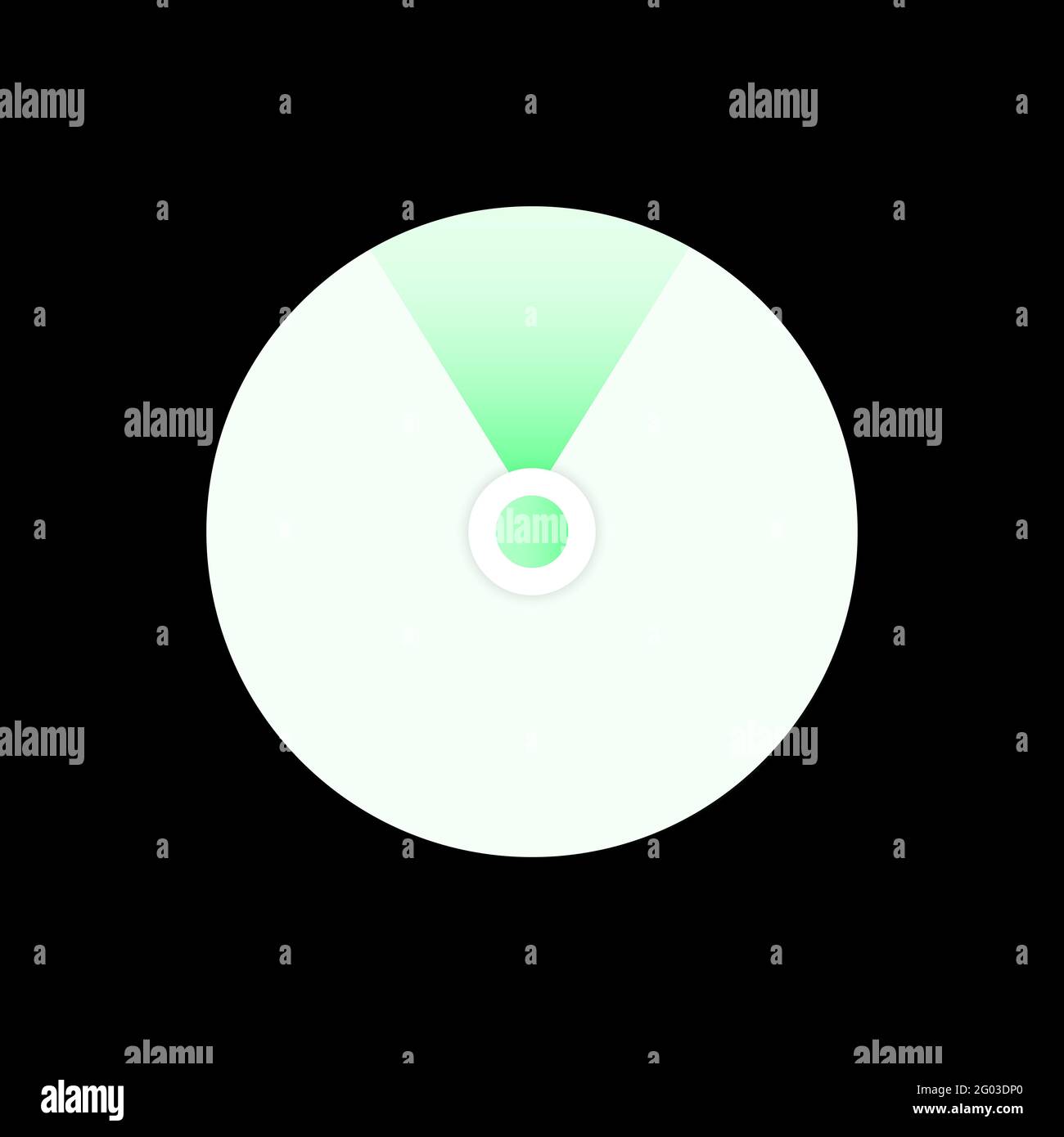 GPS Location. Green Simple Isolated Icon. Vector illustration Stock ...