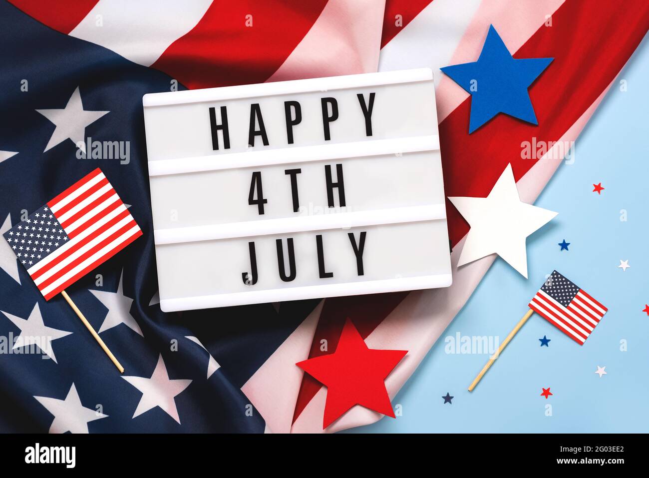 Happy 4th Of July Flag