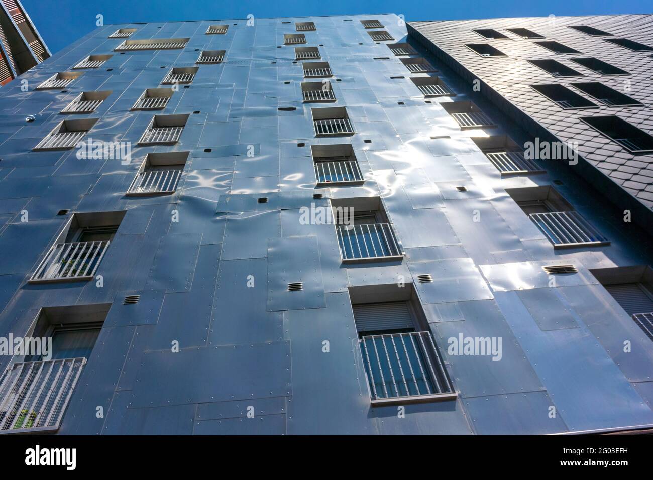 Modern architecture paris france green neighborhood housing hi-res ...