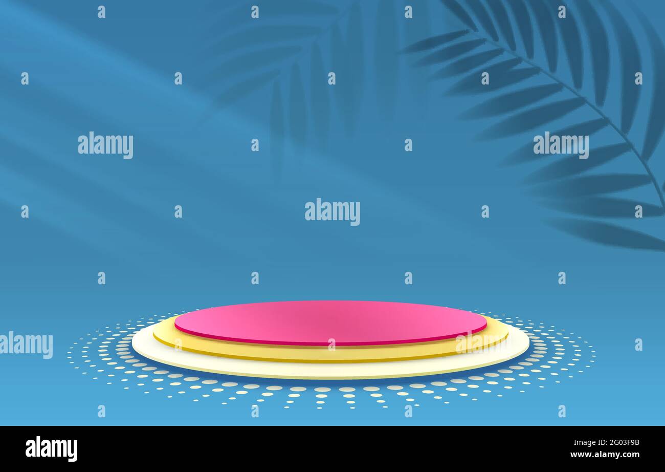 Stage podium with lighting, Stage Podium Scene with for Award, Decor ...